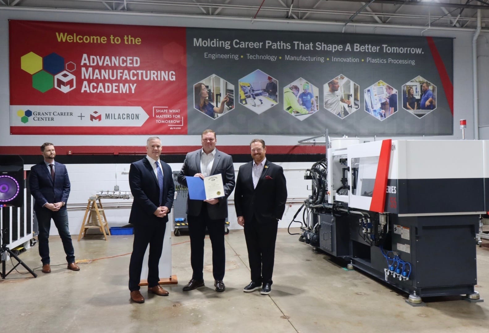 MILACRON PARTNERS WITH GRANT CAREER CENTER TO BRING THE ADVANCED ...
